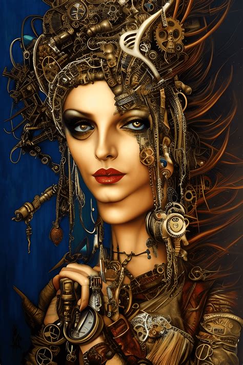 Steampunk Gypsy Graphic · Creative Fabrica