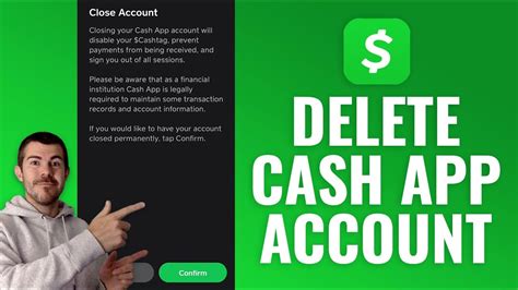 How To Delete Cash App Account Youtube