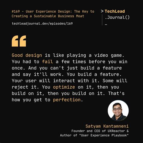 Tech Lead Journal On Linkedin Successful Design Requires Ongoing Testing Learning From User