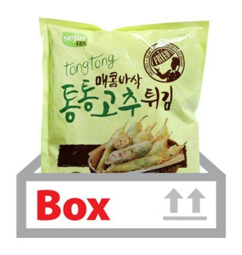 세진fs 통통고추튀김 1kg 10개입 박스 간편냉동식품 티몬