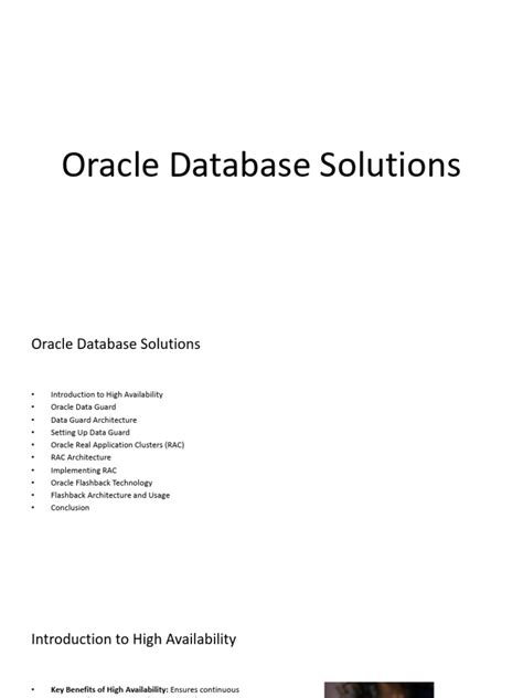 Ia Oracle Database Solutions Pdf Computer Cluster Databases