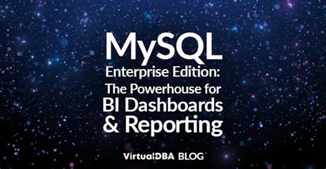 Josh Matthys On Linkedin Mysql Enterprise Edition Ee Bi Dashboards