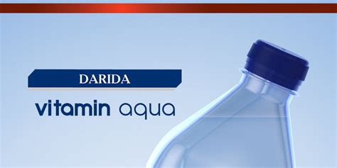 Label for drinking water DARIDA VITAMIN AQUA on Behance