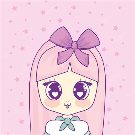 Premium Vector Anime Girl Smiling