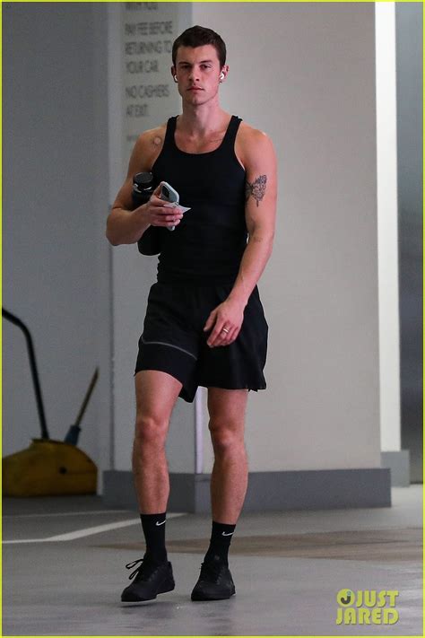 Shawn Mendes Shows Off Chiseled Physique After Gym Session Photo