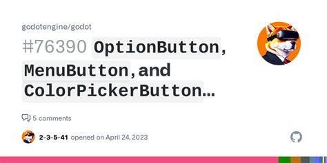 `optionbutton` `menubutton` And `colorpickerbutton` Spawn Their Popups In Xr Viewport