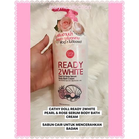 Jual Cathy Doll Ready 2 White Pearl And Rose Serum Body Bath Cream Body