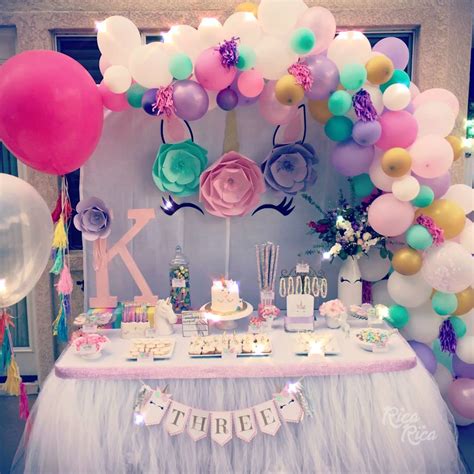 Unicorn Birthday Party Ideas Photo 3 Of 16 Artofit