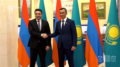 Ալեն Սիմոնյանը հանդիպել է Ղազախստանի խորհրդարանի Սենատի նախագահի հետ Youtube