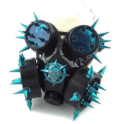 Cyber Goth Maske Steampunk Hatmaker على X Respirator Steampunk