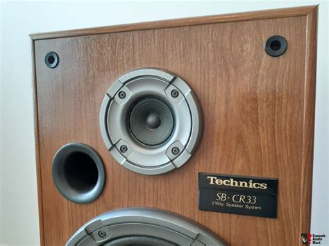 Excellent Classic Technics 2 Way Floor Standing Loudspeakers Sb Cr33