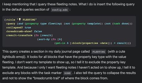 My Zettelkasten Workflow From Start To Finish Queries Logseq
