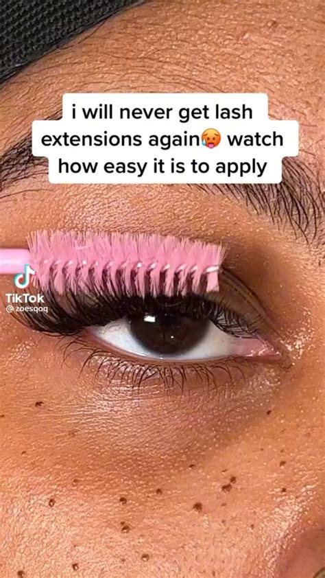Easy Apply Lash Extensions Lash Glue How To Put On Lashes For Beginners