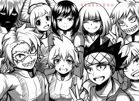 Kendou Itsuka Komori Kinoko Monoma Neito Kodai Yui Tetsutetsu Tetsutetsu And 4 More Boku