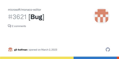Bug Issue 3621 Microsoft Monaco Editor GitHub