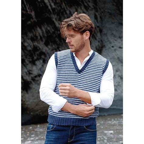 Rowan Brett Slipover Pdf Pattern Using Denim Revive Outback Yarns