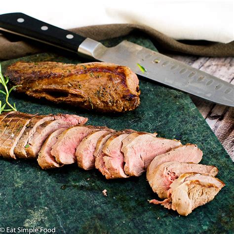 Seared And Baked Deer Venison Tenderloin Recipe Eat Simple Food