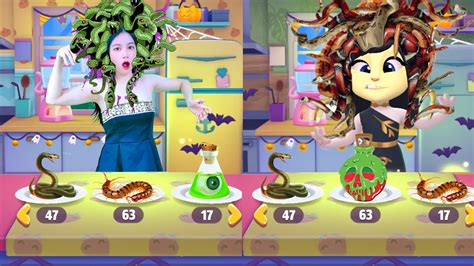 Imitate Angela Halloween Horror Version My Talking Angela 2 In The