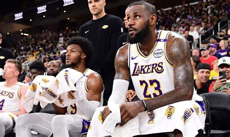 Lebron And Bronny James Make History As The First Father Son Tandem In