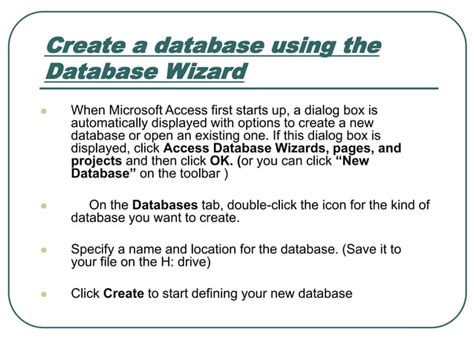 Introduction To Microsoft Access Ppt Databases Computer Software And Applications