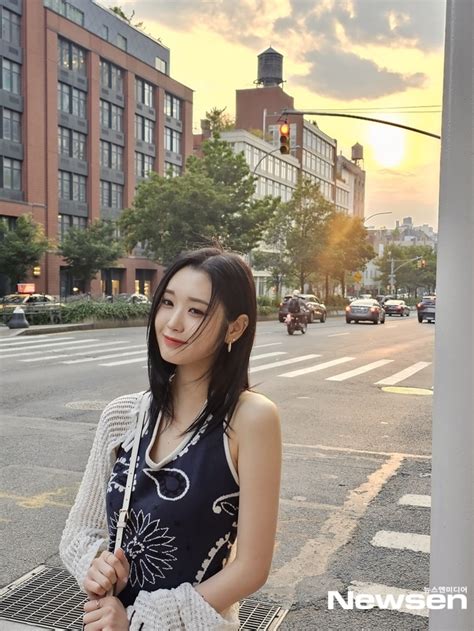 트라이비 미레 노을에 반짝이는 미모 포토엔hd 뉴스인코리아