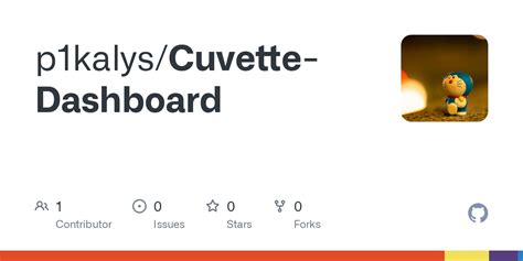 Github P Kalys Cuvette Dashboard