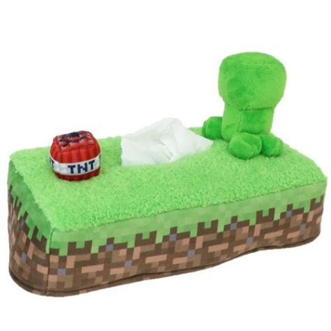 マインクラフト ボックスティッシュカバー ジオラマティッシュケース クリーパー Minecraft ゲームキャラクター グッズの通販はau