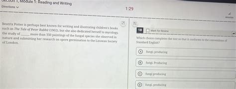 Solved Suction 1 Module 1 Reading And Writing Directions 129