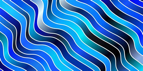 Dark Blue Vector Texture With Circular Arc Bright Sample With Colorful Bent Lines Shapes Best