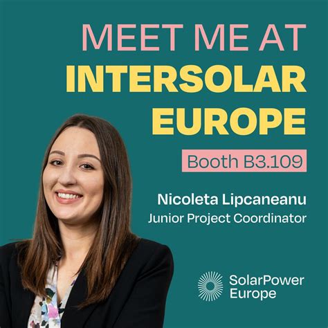 Nicoleta Lipcaneanu On Linkedin Intersolar Intersolareurope
