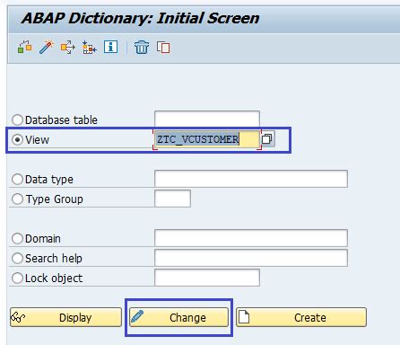 SAP ABAP Views