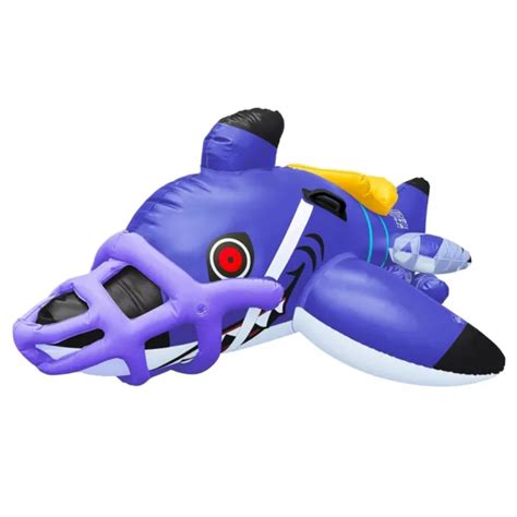 Prevendita Splatoon 3 Shark Ride Piscina Galleggiante 110x154x66cm Maniglia Eur 84 46