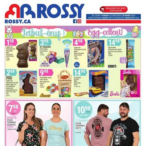 Rossy Weekly Flyer Weekly Deals Qc And Nb Mar 14 20