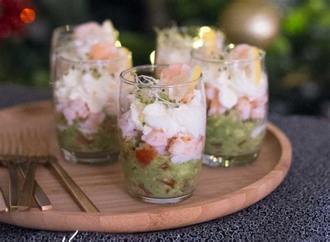 Verrines De Crevettes Avocat Et Chantilly Au Citron Confit Cuisinons