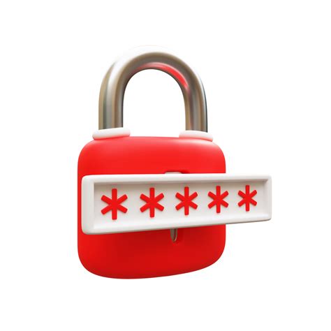 3d Lock Password 10833681 Png