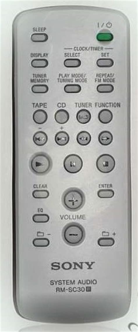 Sony Rm Sc30 Rm Sc3 Rm Sc31 Rm Sc50 Replacement Remote Control Of A