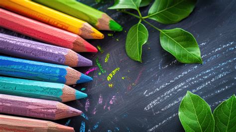 Colorful Chalk Pastels Education Arts Creative Back To School