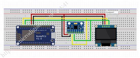 mpu6050 motion sensor interfacing with esp8266 nodemcu