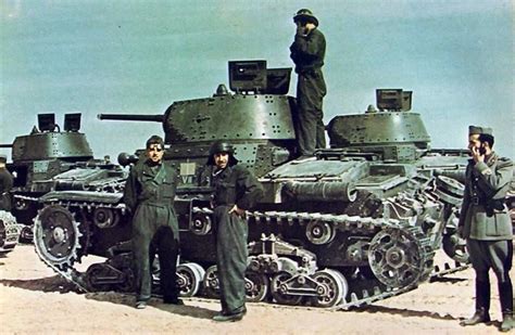1943 North Africa Italian Forces Italian Tanks Italian Army Afrika