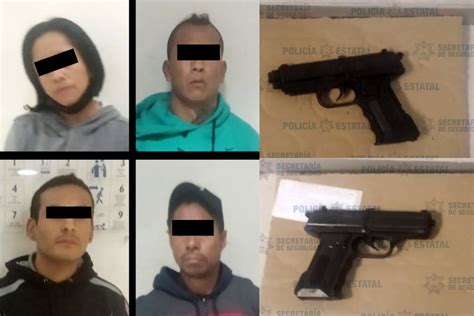 Con Armas De Juguete Detuvieron A Miembros De Una Banda Del Edomex