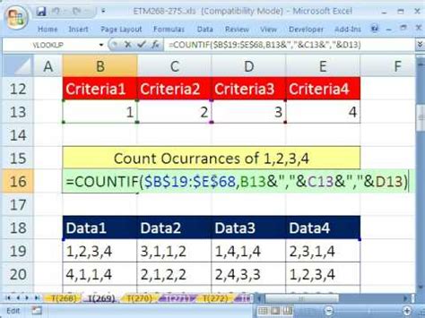 Excel Magic Trick COUNTIF Ampersand YouTube