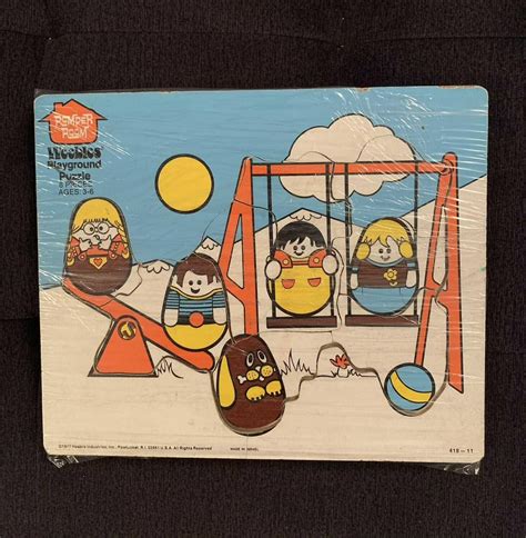 Best Vintage Weebles Playground Tray Puzzle For Sale In Victoria British Columbia For 2023