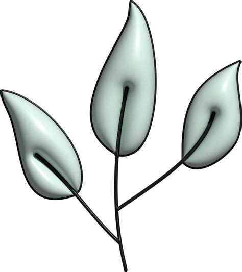 Decoração De Folhas De Flores 3d Fofas 12892737 Png