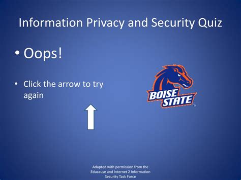 PPT Information Privacy And Security Quiz PowerPoint Presentation Free Download ID 6399883