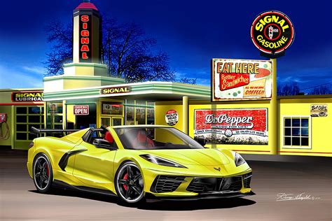 Chevrolet Corvette C Stingray Art Prints By Danny Whitfield C Special Editions Car Enthusiast