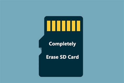 Three Solutions To Completely Erase SD Card Windows MiniTool Partition Wizard