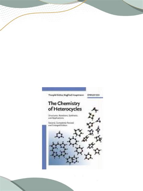 Ebook The Chemistry Of Heterocycles Structure Reactions Syntheses