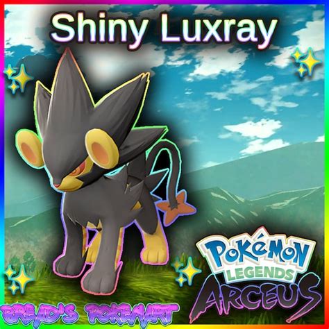 Shiny Luxray Alpha Best Stats Pokemon Legends Arceus Etsy Singapore