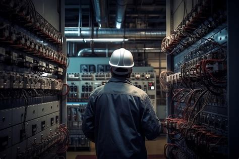 Premium Ai Image Engineering Excellence Capturing An Electrical