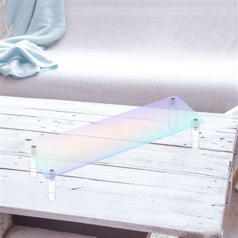 Acrylic Riser Display Shelf Collectibles Display Stand For Buffets